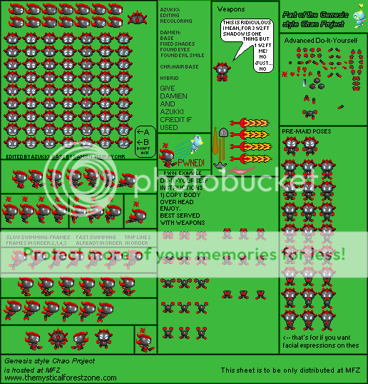 Shadow Chao Sprite Sheet Photo by ChaoBreeder2440 | Photobucket